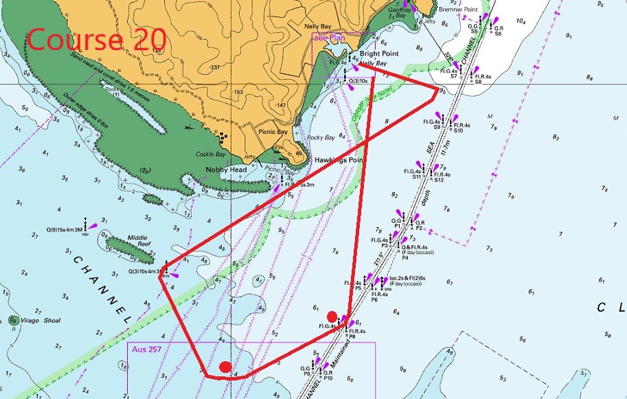 Course Maps | Sealink Magnetic Island Race Week